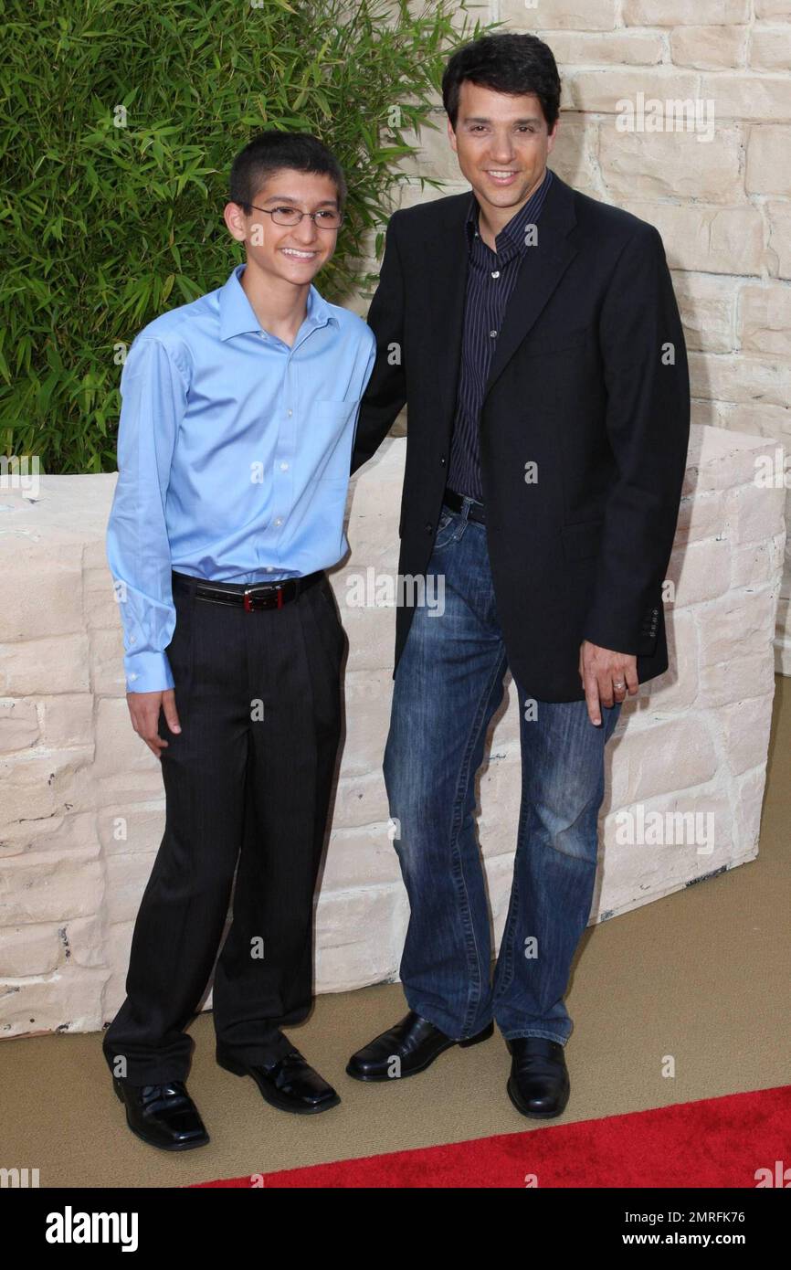 Ralph Macchio and son Daniel Macchio walk the red carpet at the ...