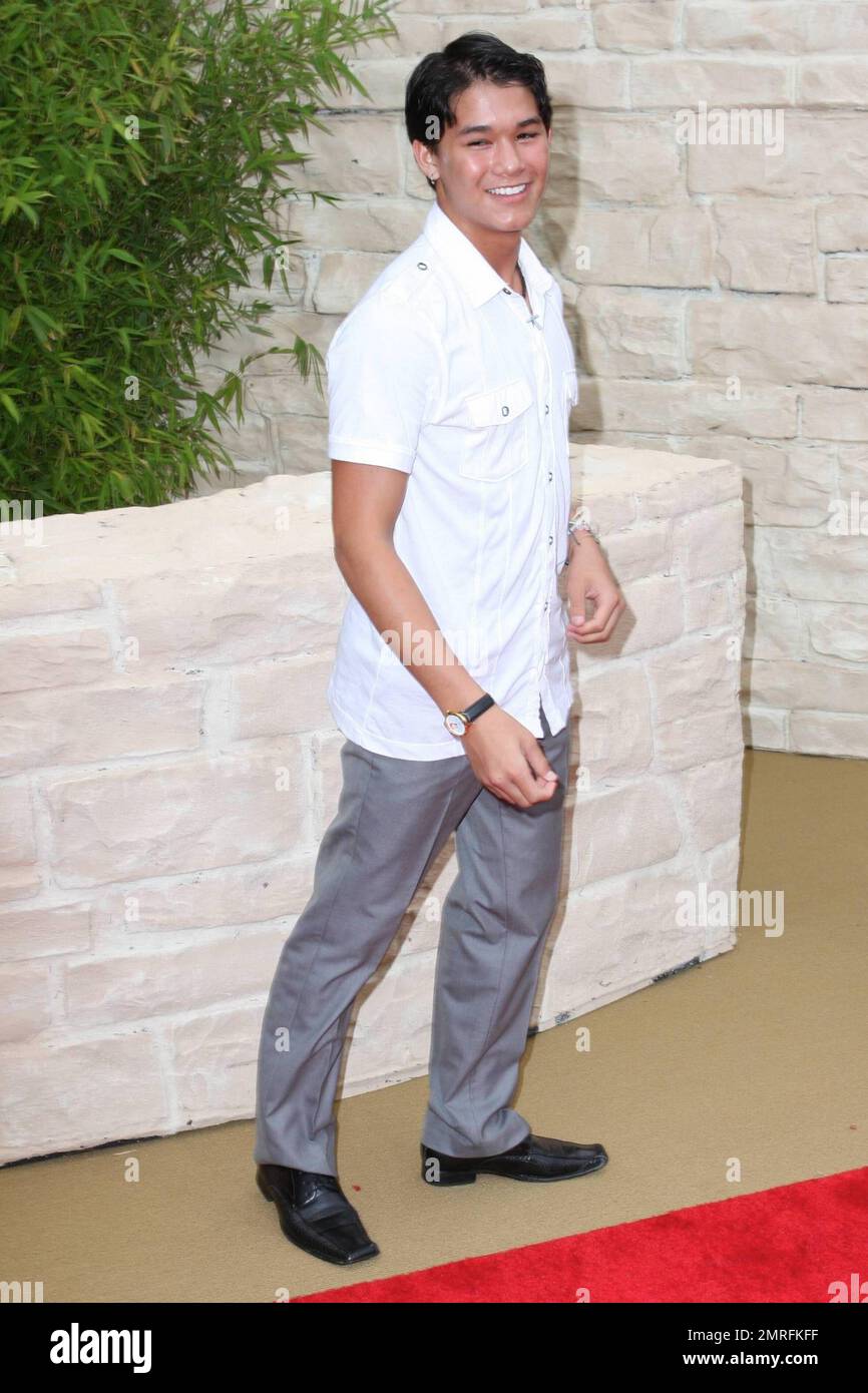 BooBoo Stewart walks the red carpet at the premiere of "The Karate Kid ...