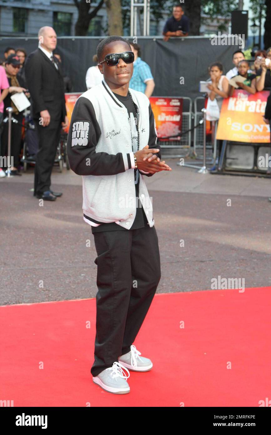 Tinchy Stryder arrives for the UK premiere of "The Karate Kid" held at ...