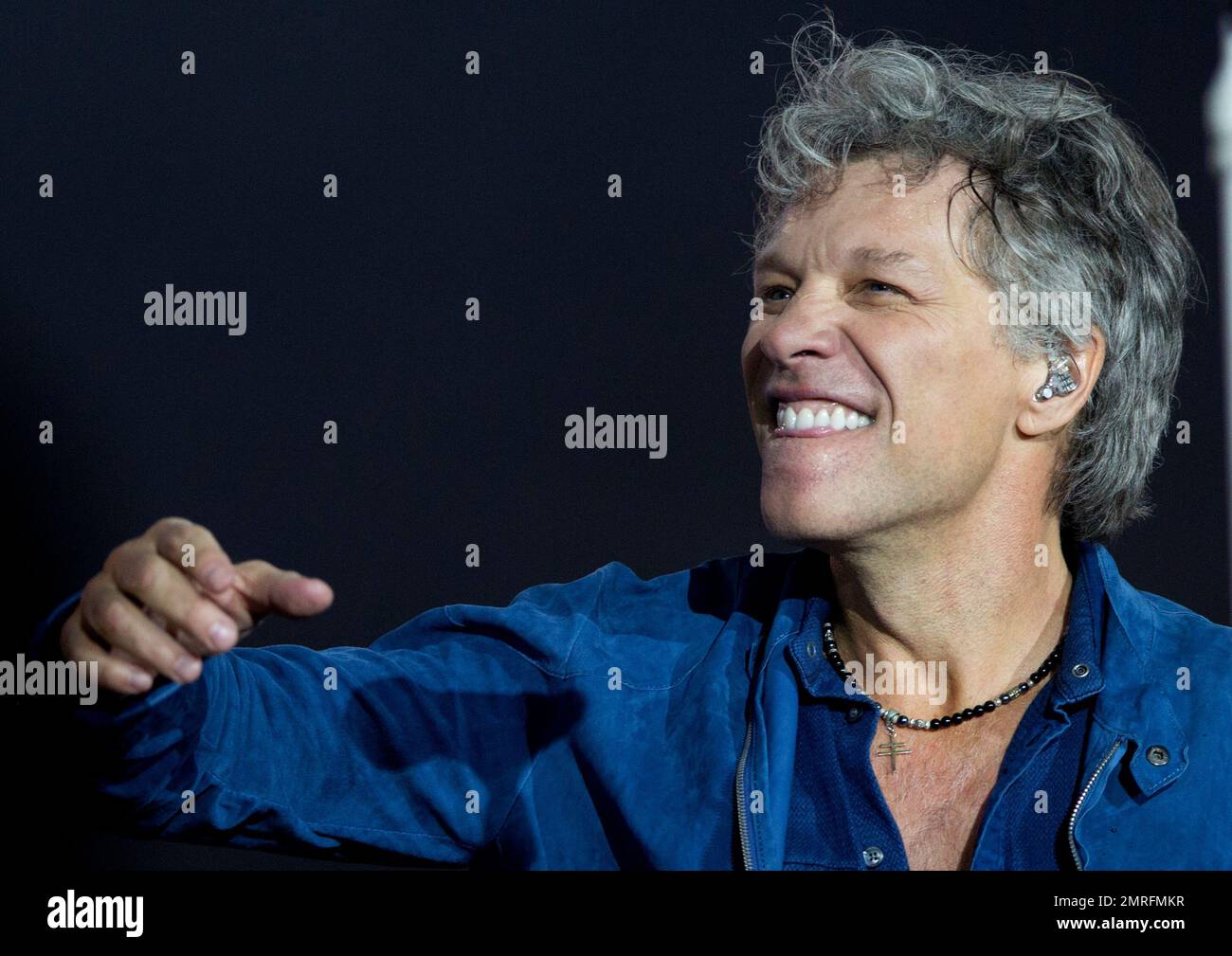 Bon Jovi's lead singer Jon Bon Jovi performs at the Rock in Rio music ...