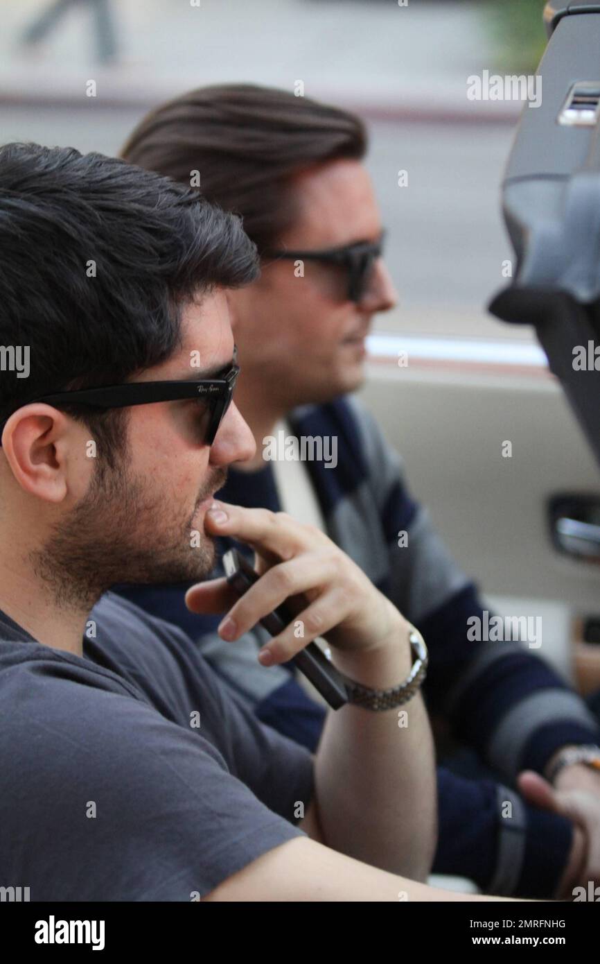 Rob Kardashian and Scott Disick cruise together in a convertible Rolls ...