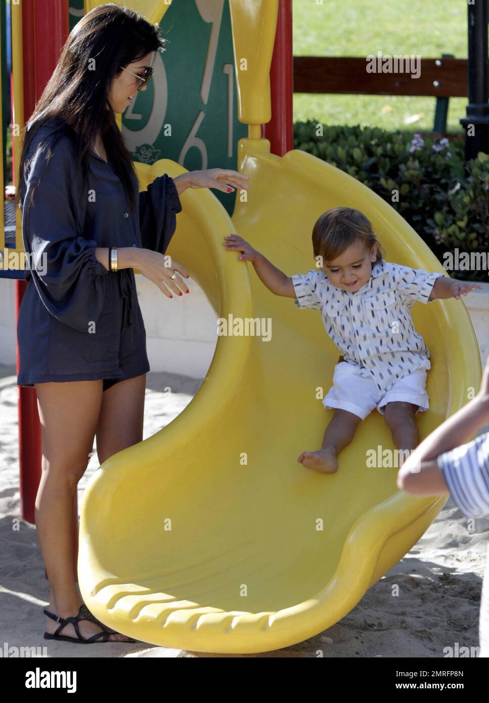 Mason disick and kourtney kardashian hi-res stock photography and ...