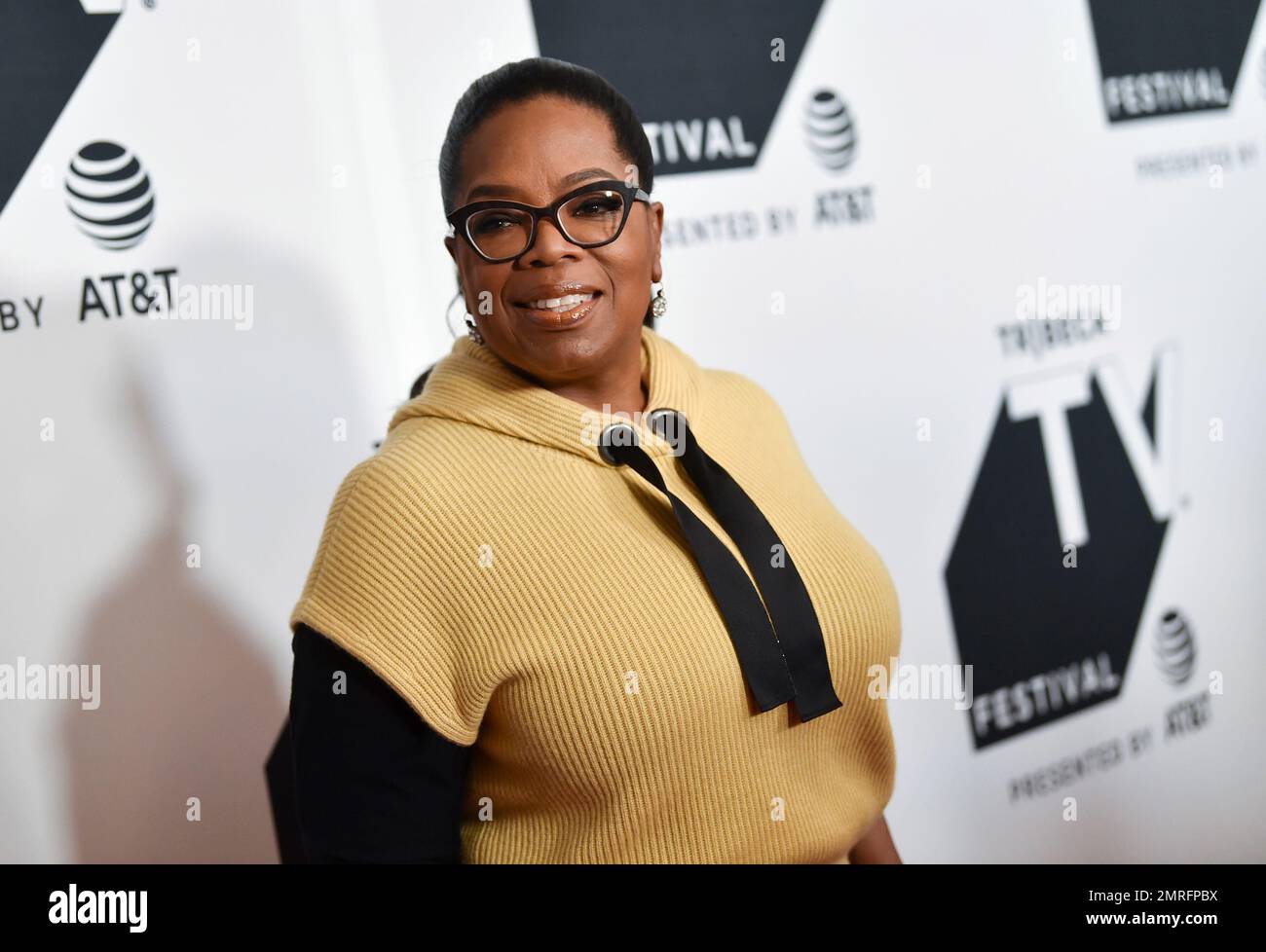 Producer Oprah Winfrey attends the "Released" special screening during ...