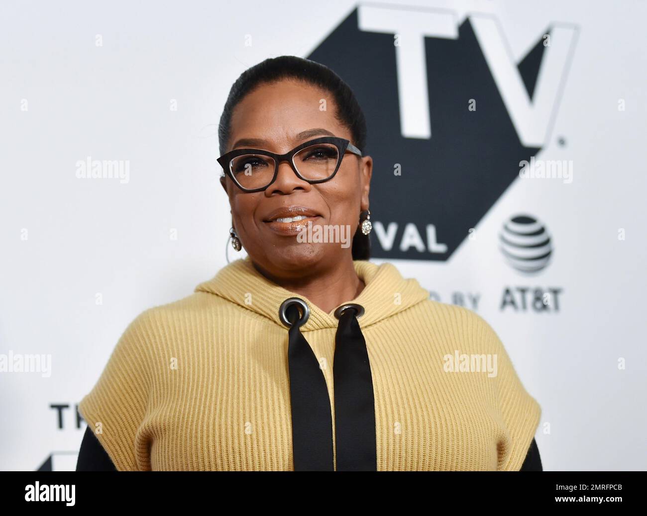 Producer Oprah Winfrey attends the "Released" special screening during ...