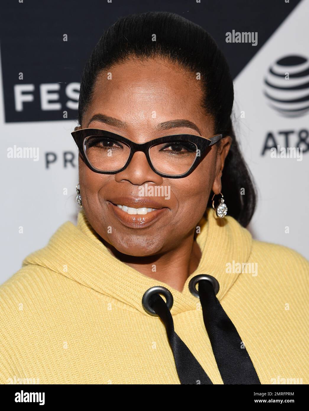 Producer Oprah Winfrey attends the "Released" special screening during ...