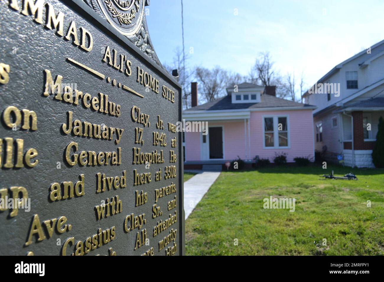 File-In this March 18, 2016 file photo, the childhood home of Muhammad ...