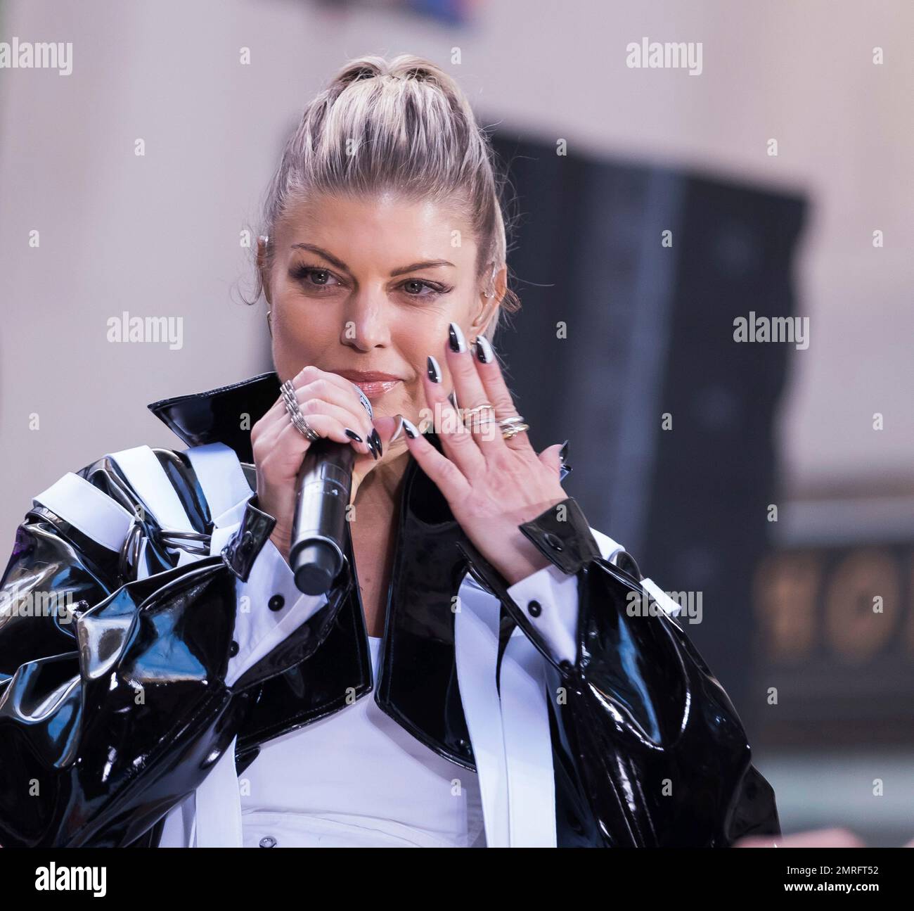 Fergie performs on NBC's "Today" show at Rockefeller Plaza on Friday ...