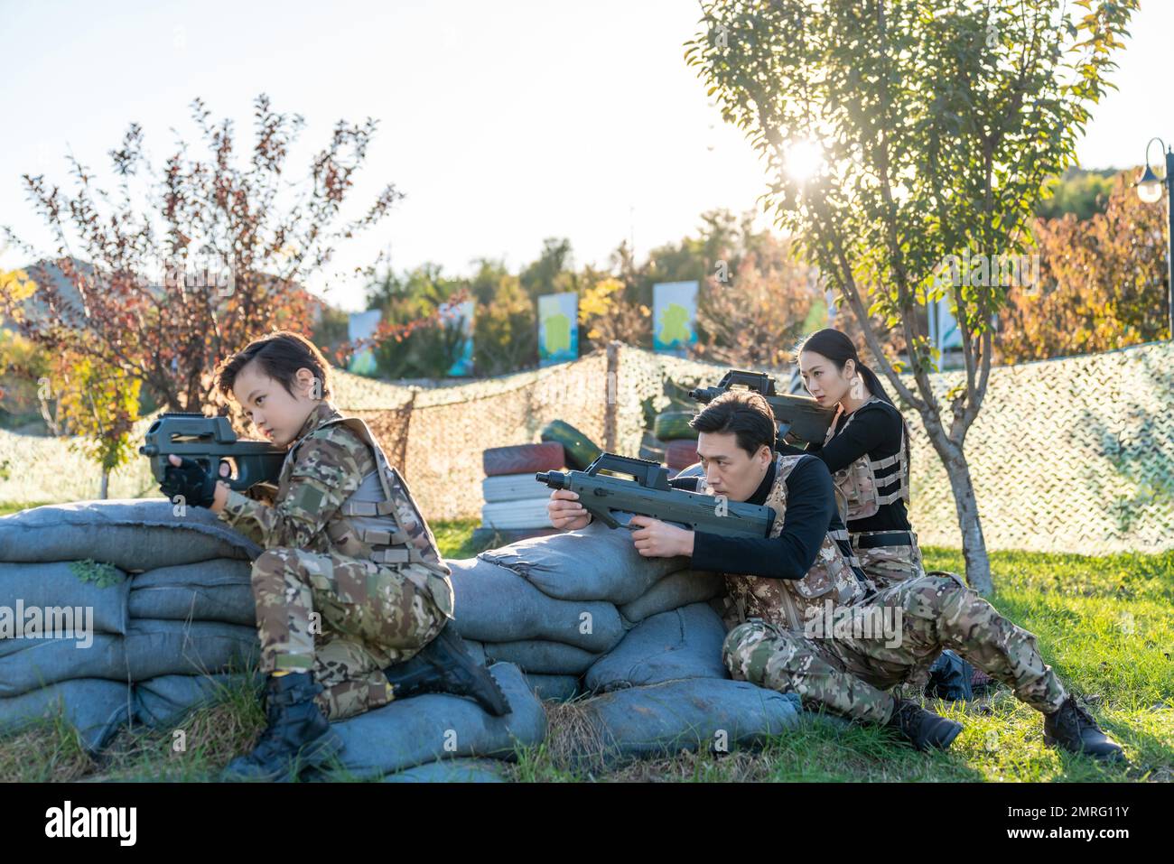 Happy family play cs Stock Photo - Alamy
