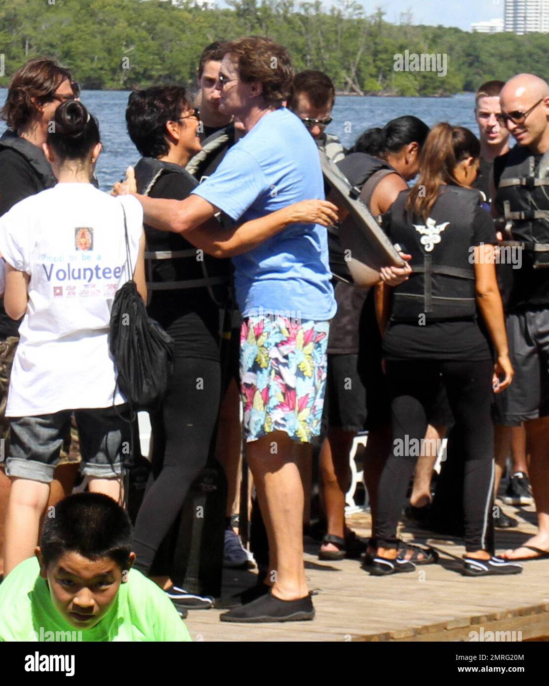 The Kardashian family take part in a competitive 250 meter Dragon Boat ...