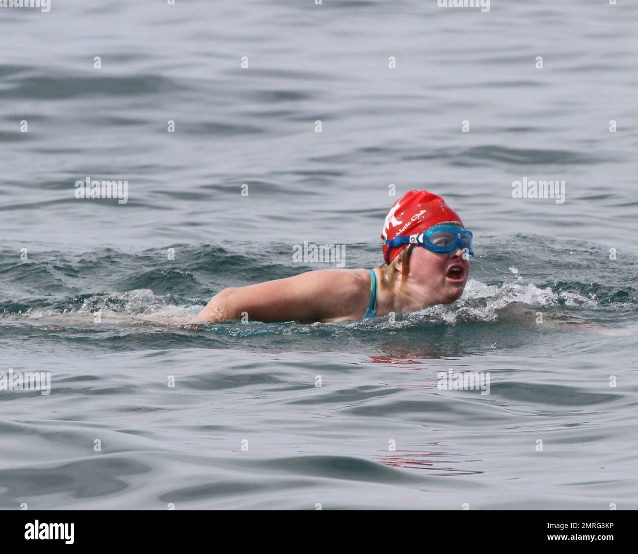 EXCLUSIVE!! Down syndrome long distance swimmer Karen Gaffney is seen ...