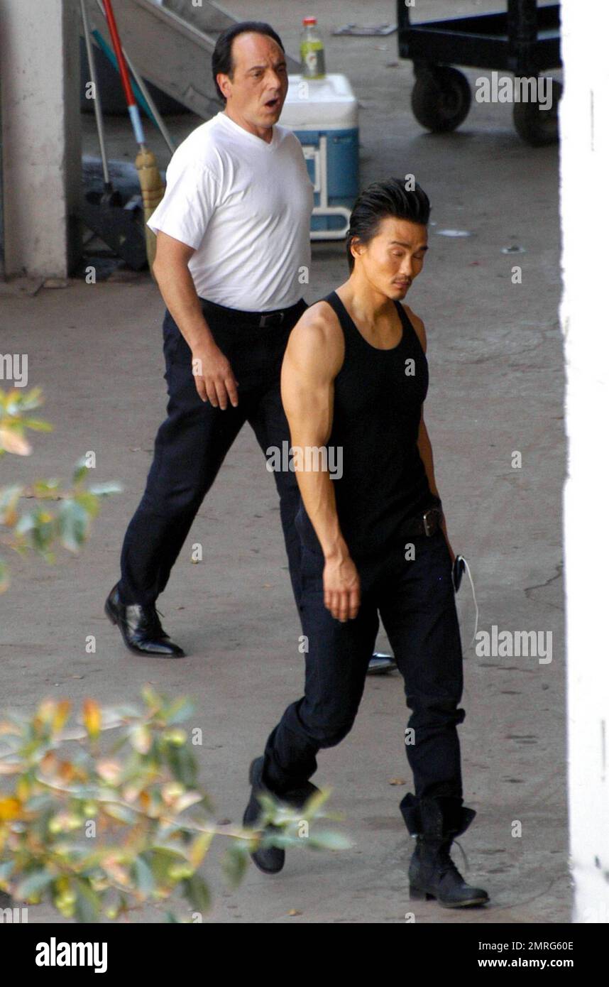 EXCLUSIVE!! Karl Yune heads into the set of his new film "Real Steel ...