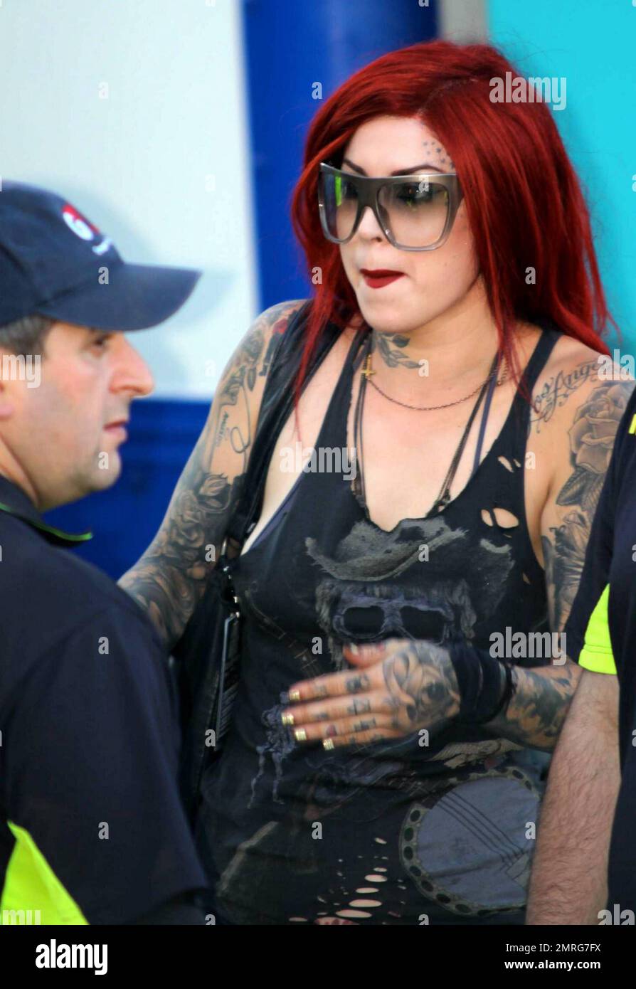 EXCLUSIVE!! Motley Crue arrives backstage at the Sonisphere Festival ...