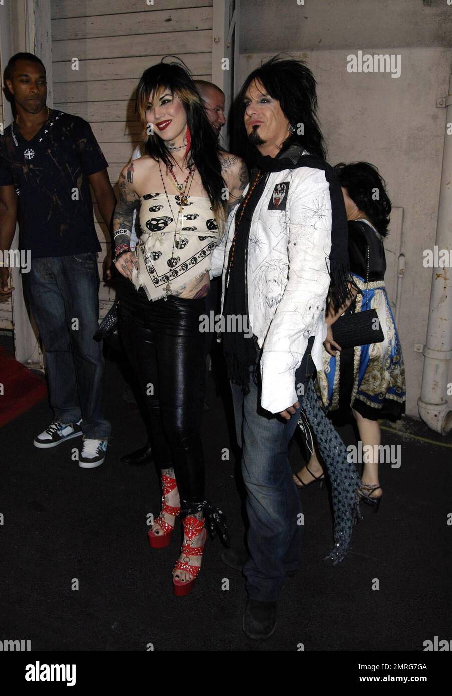 "L.A. Ink's" Kat Von D and Motley Crue's Nikki Sixx looked every bit ...