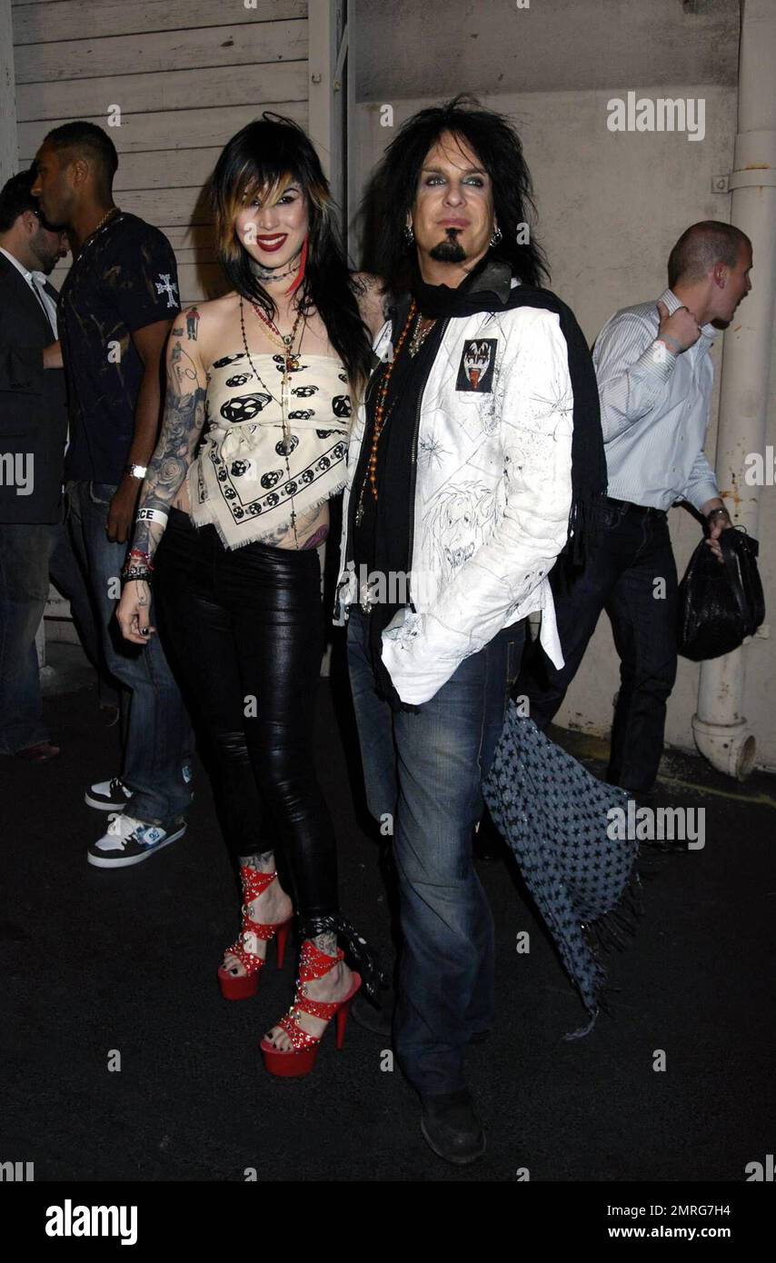 "L.A. Ink's" Kat Von D and Motley Crue's Nikki Sixx looked every bit ...