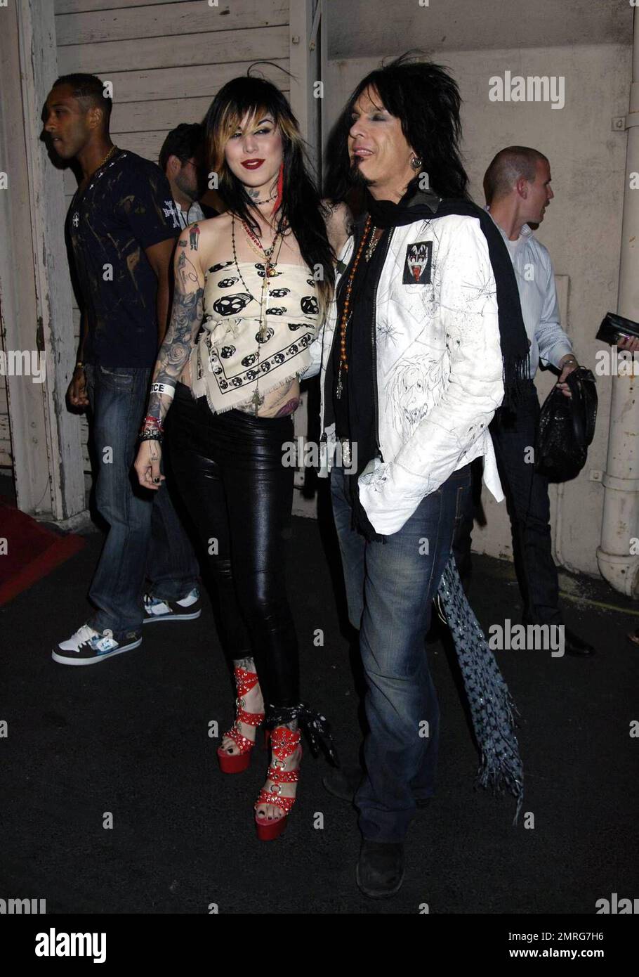 "L.A. Ink's" Kat Von D and Motley Crue's Nikki Sixx looked every bit ...