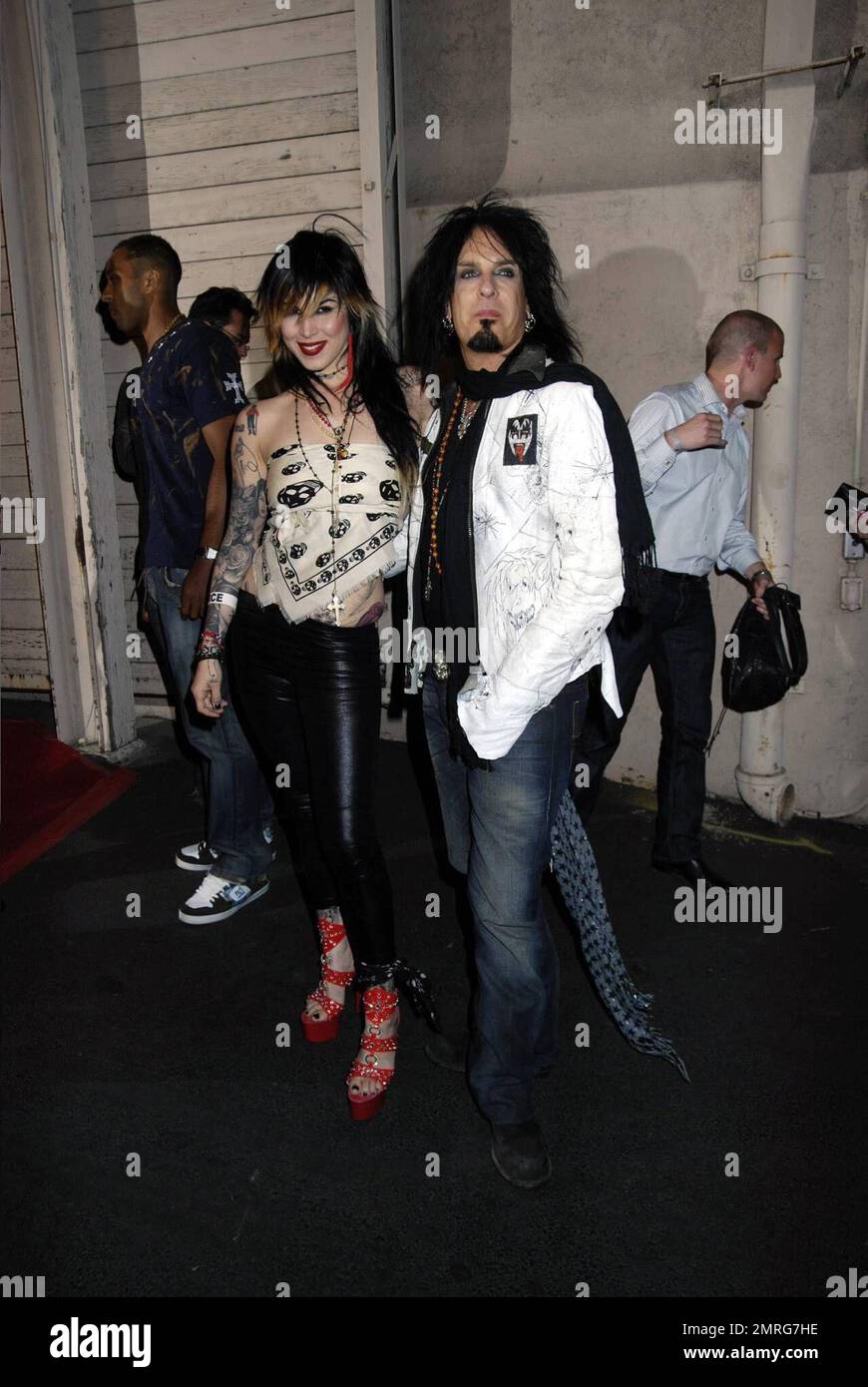 "L.A. Ink's" Kat Von D and Motley Crue's Nikki Sixx looked every bit ...