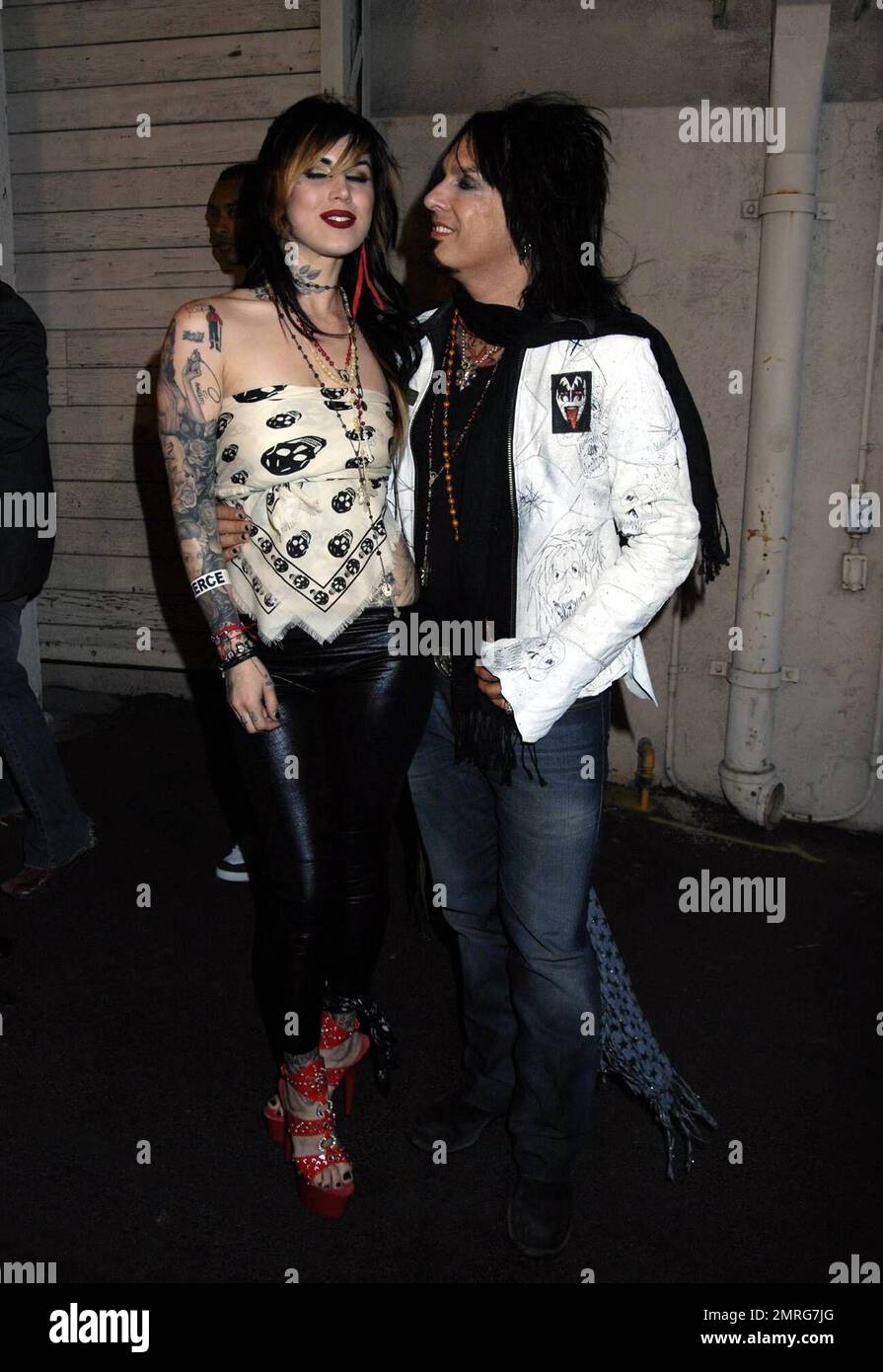 "L.A. Ink's" Kat Von D and Motley Crue's Nikki Sixx looked every bit ...