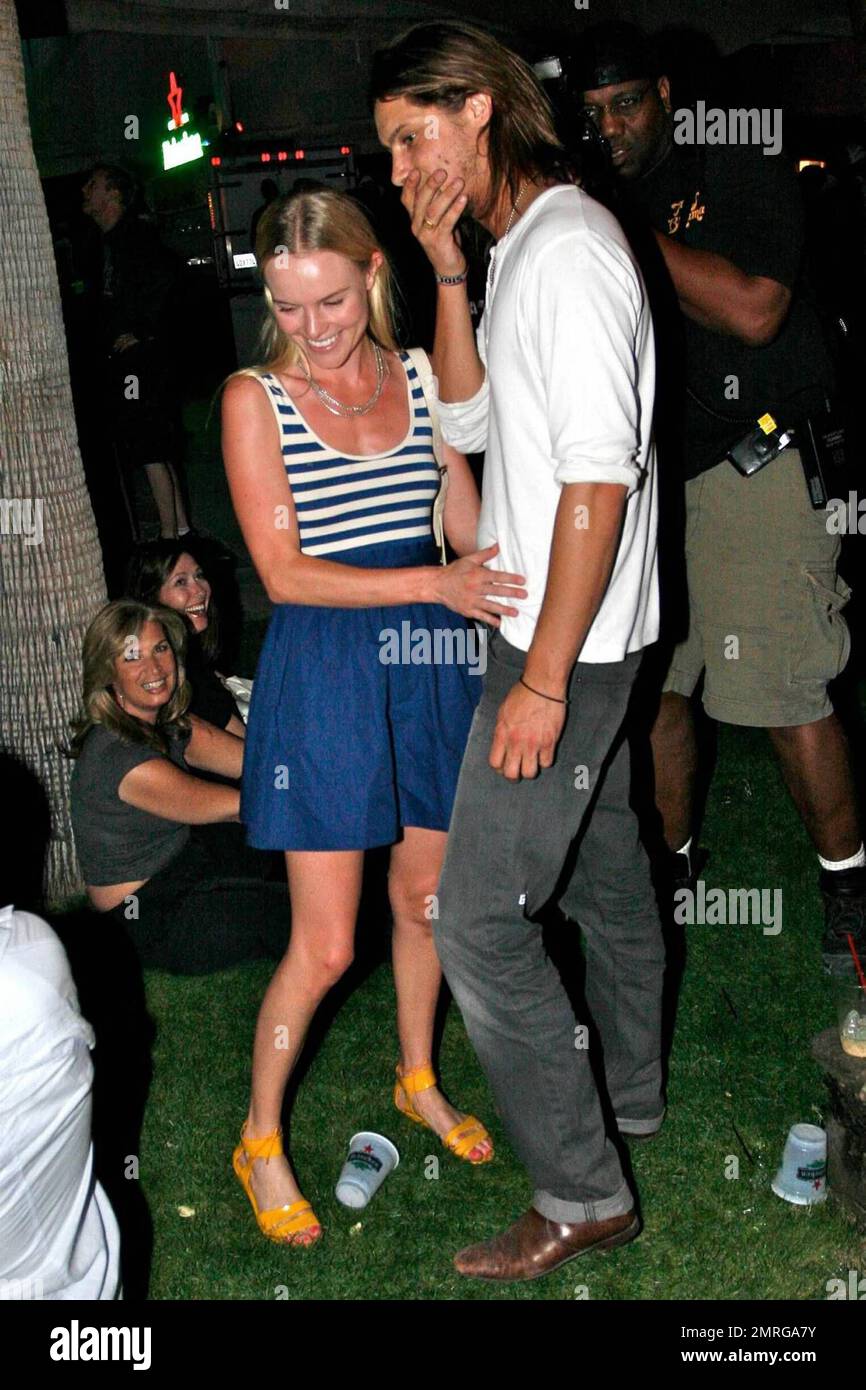 Actress Kate Bosworth and boyfriend English model/singer James Rousseau ...