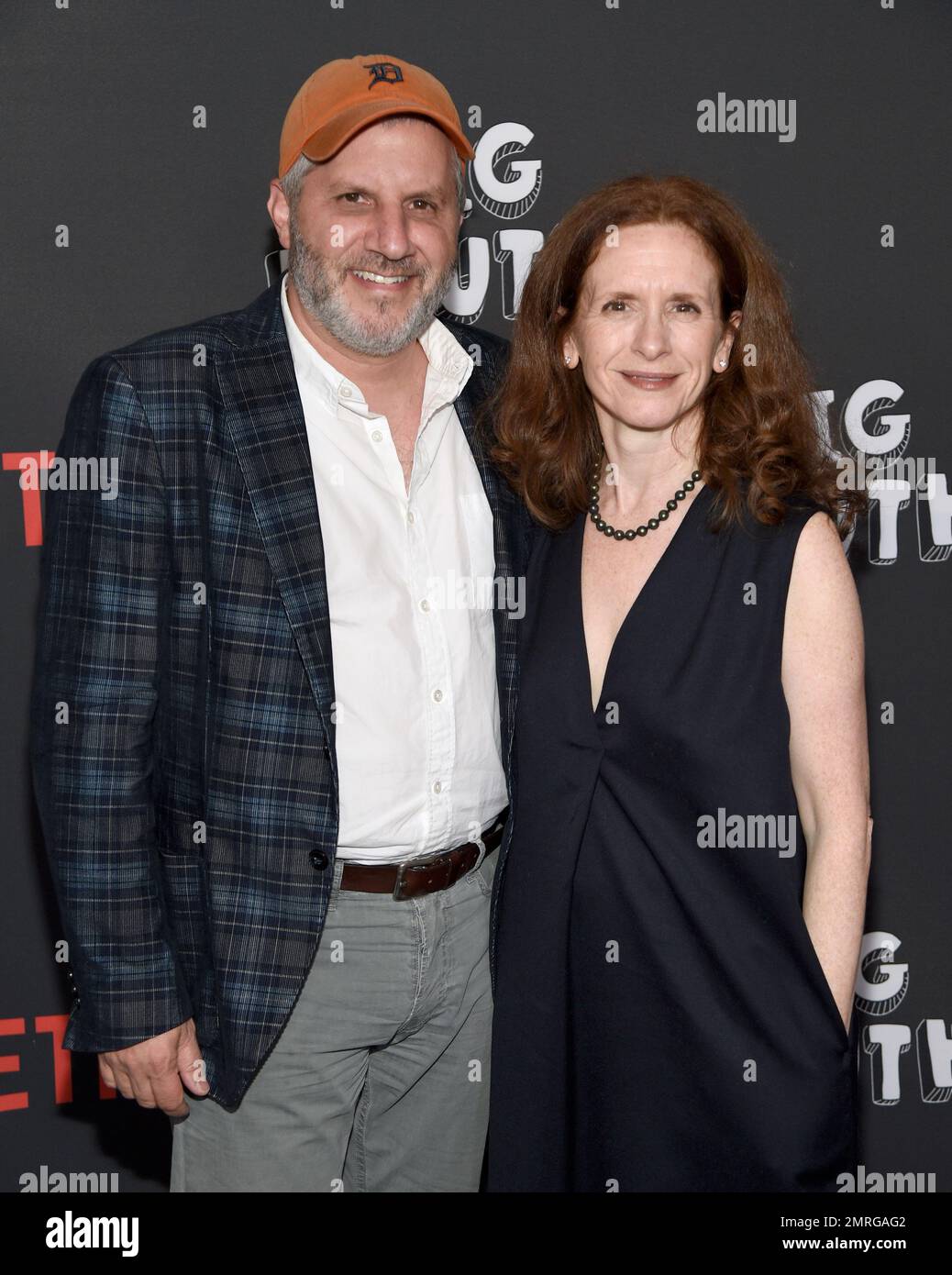 Directors and executive producers Mark Levin, left, and Jen Flackett ...