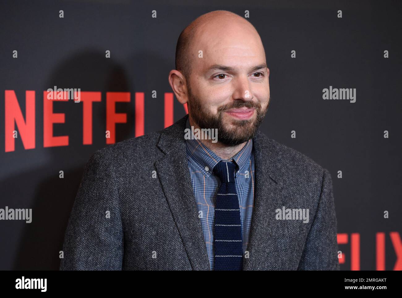 Paul Scheer arrives at the premiere of "Big Mouth" at Break Room 86 on ...