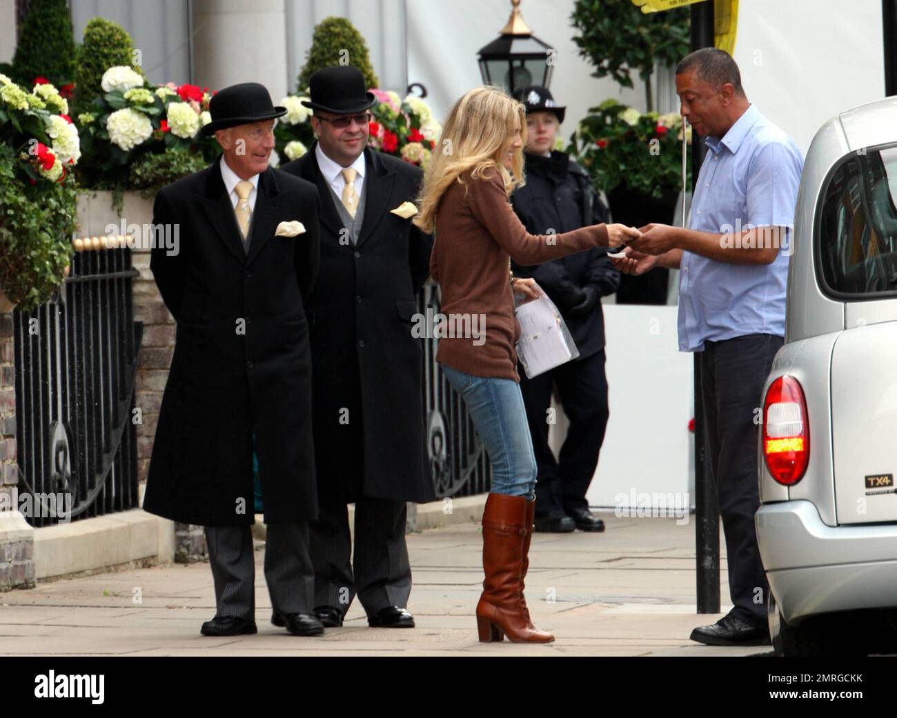 Kate Middleton arrives at The Goring Hotel where she will spend the ...