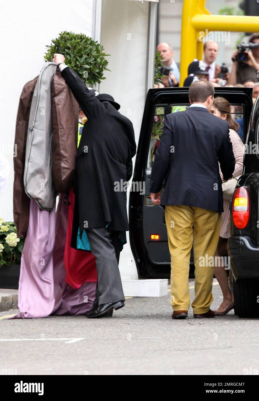 Kate Middleton arrives at The Goring Hotel where she will spend the ...