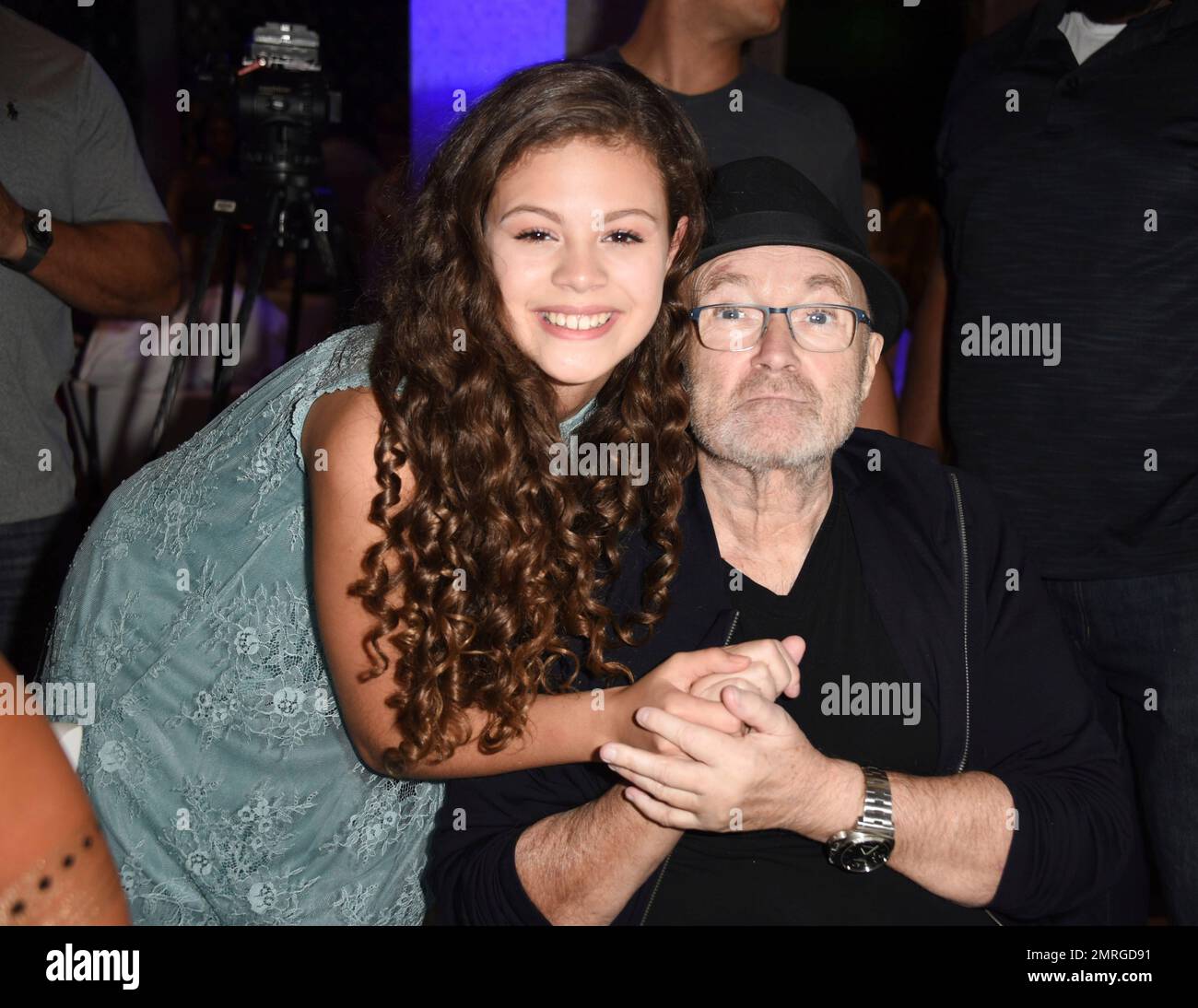 Angelina Green from 'America's Got Talent, left, and Phil Collins ...