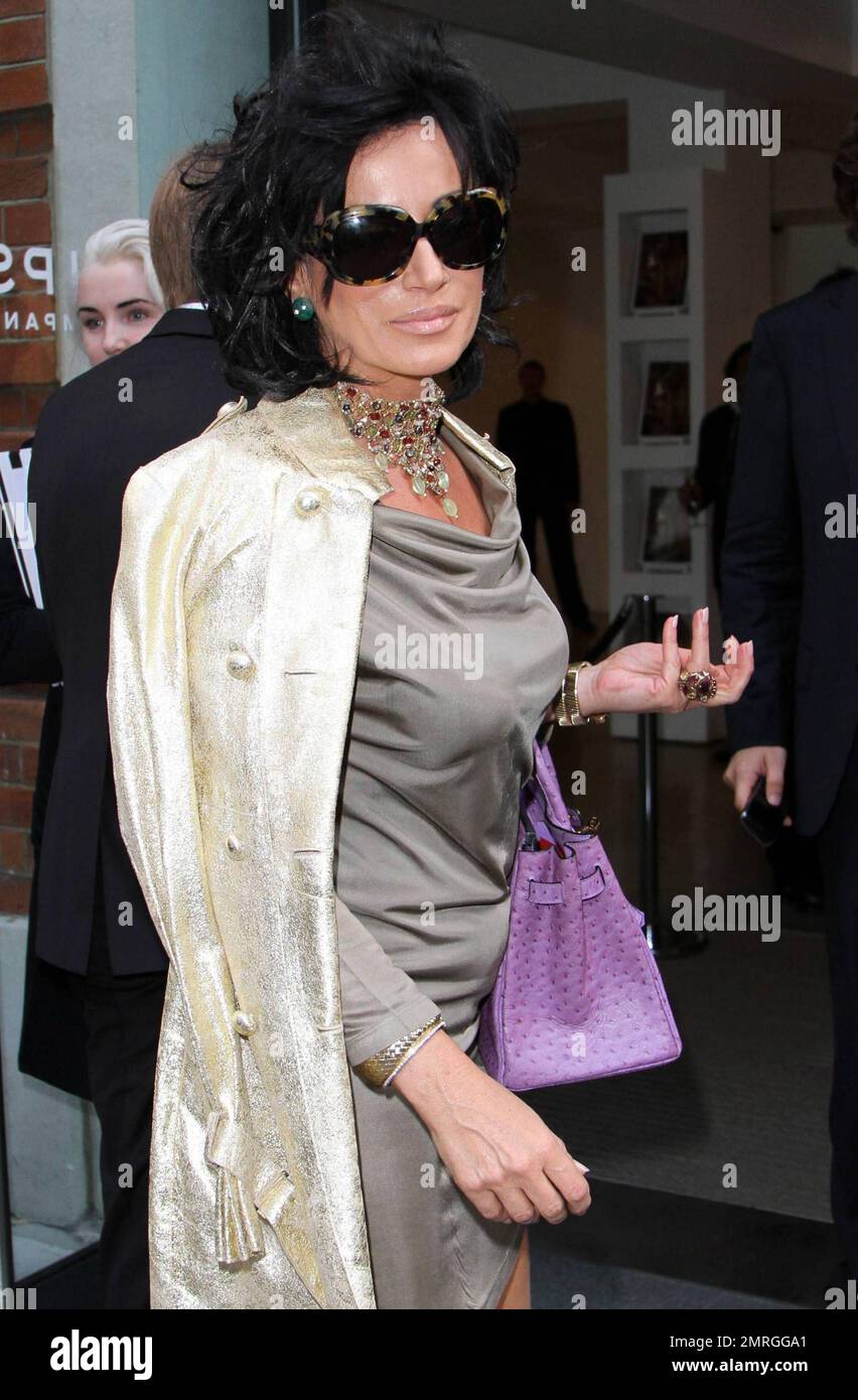 Nancy Dell'Olio at the private viewing of Mario Testino's "Kate Who ...