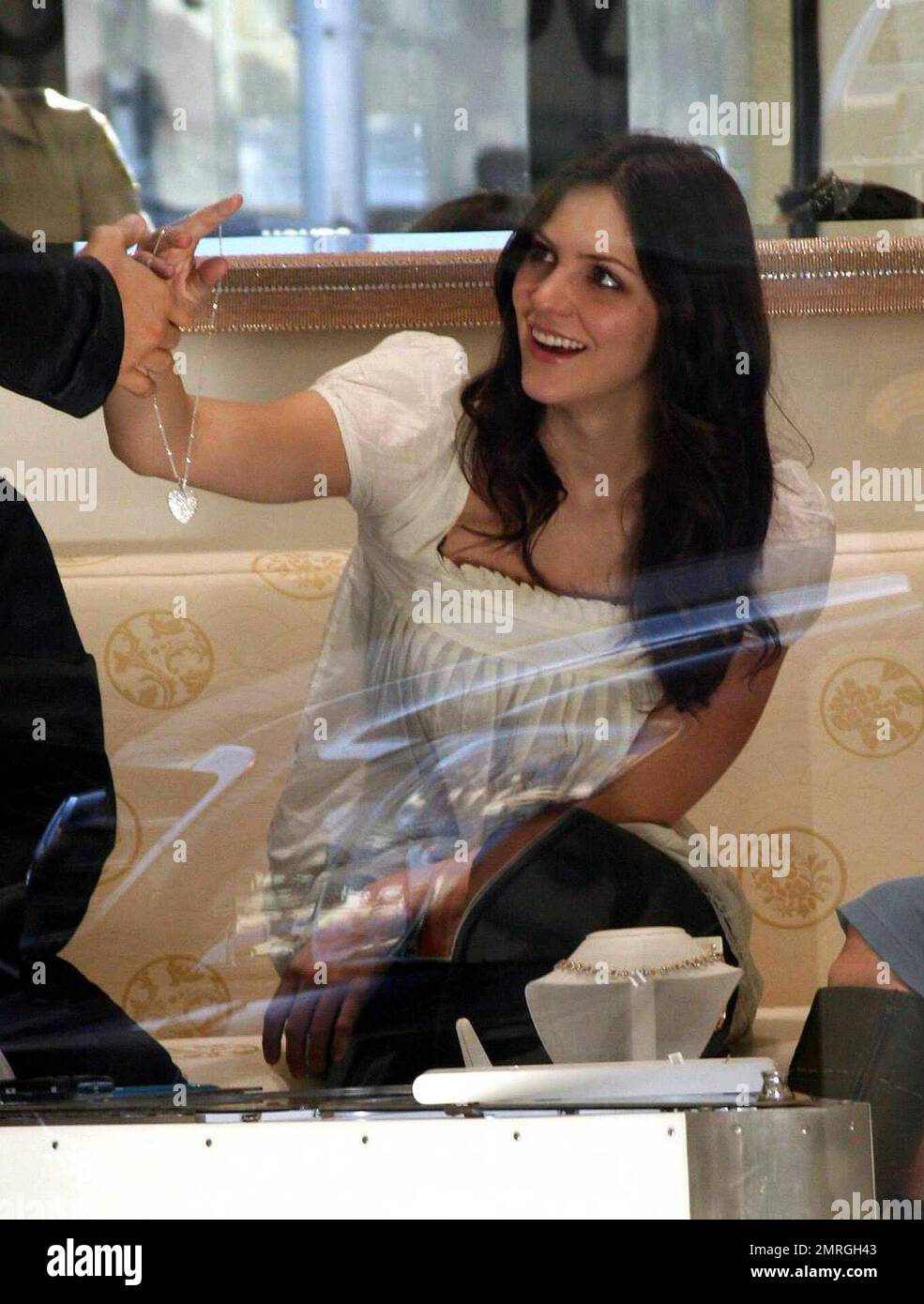 Katharine McPhee, along with her boyfriend Nick Cokas and a friend ...