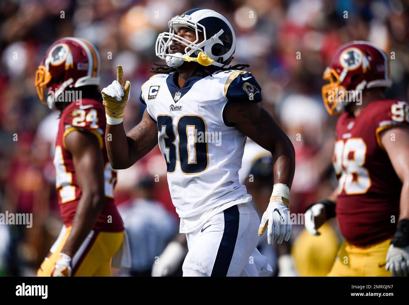 Los Angeles Rams running back Todd Gurley II (30) in action during the ...