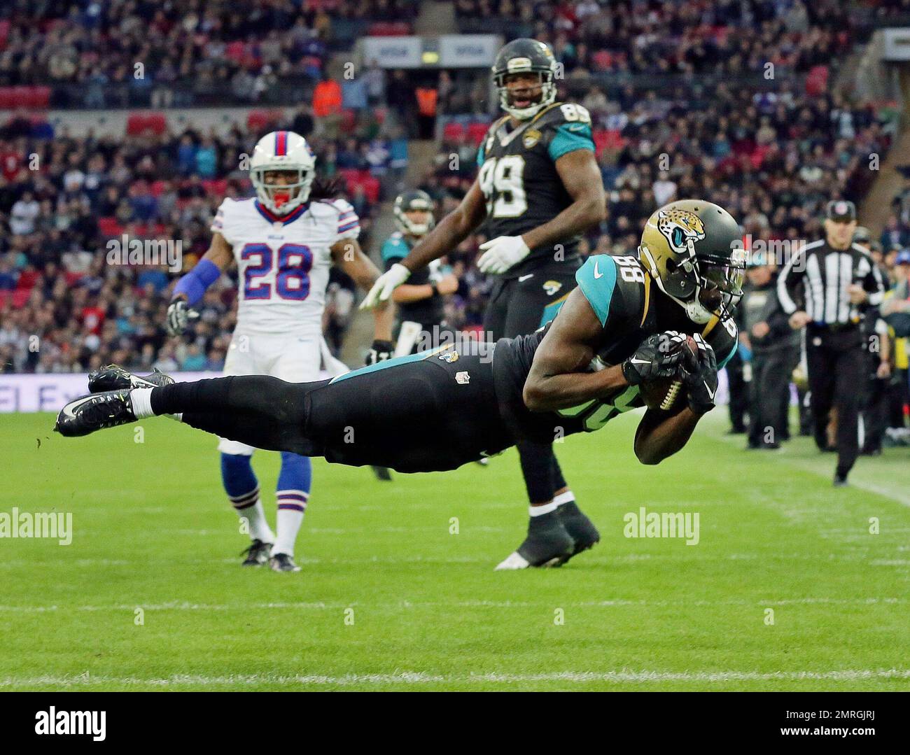 FILE - In this Oct. 25, 2015, file photo, Jacksonville Jaguars wide ...