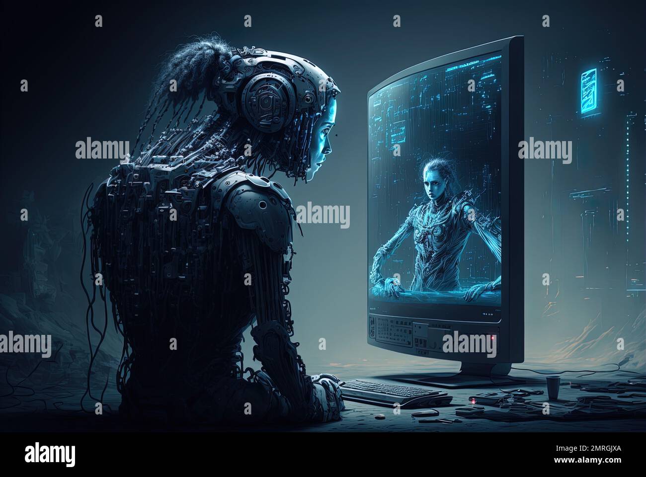 Artificial intelligence generative ai hi-res stock photography and ...