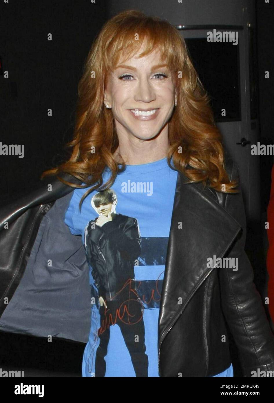 Kathy griffin justin bieber hi-res stock photography and images - Alamy