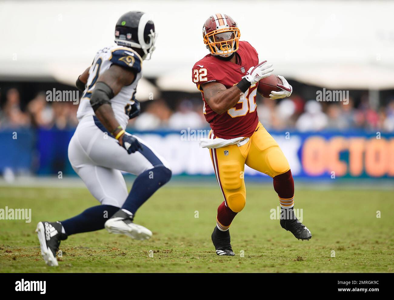 Washington Redskins running back Samaje Perine (32) in action during ...