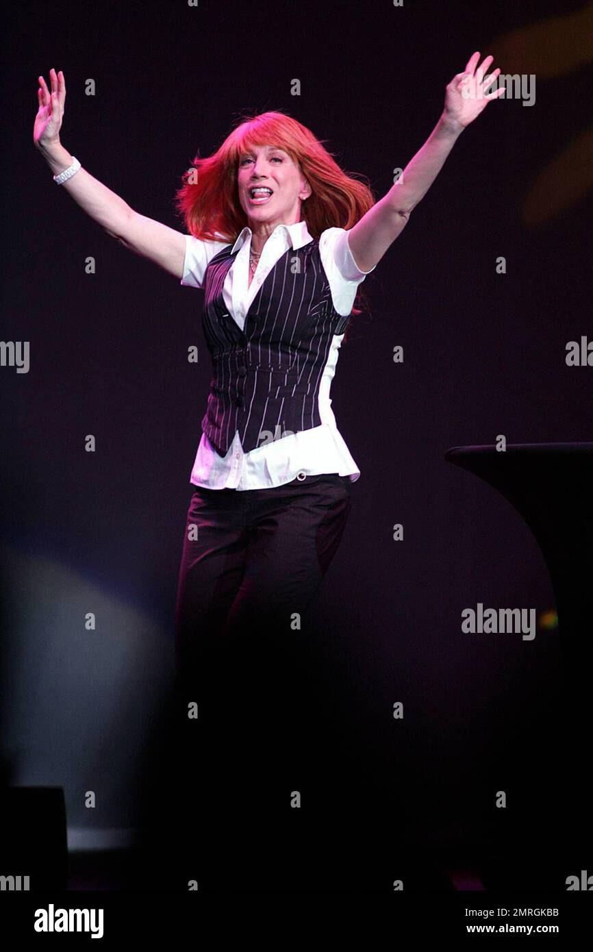 Actress and comedienne Kathy Griffin performs in concert at the ...
