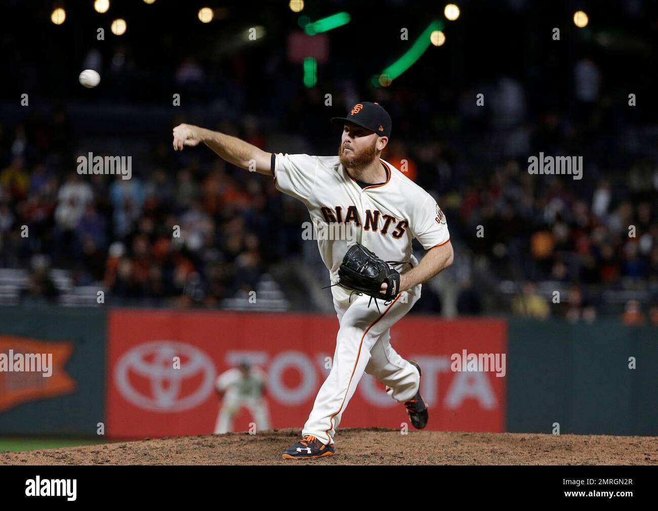San Francisco Giants pitcher Sam Dyson throws against the Colorado ...