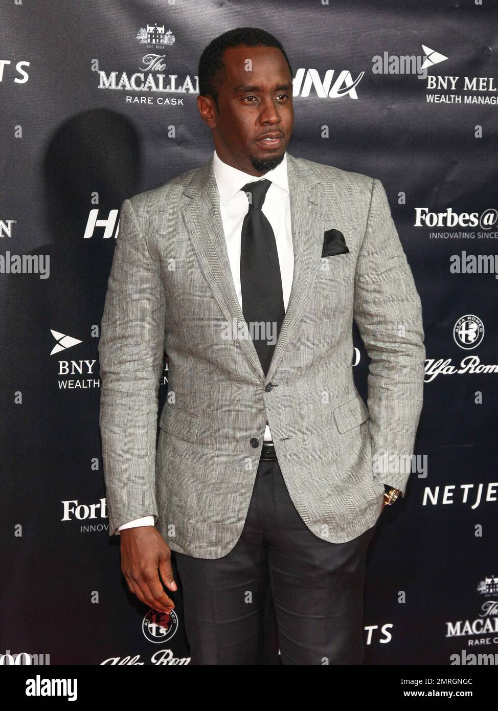 Sean Combs attends the Forbes 100th Anniversary Gala at Pier Sixty on ...