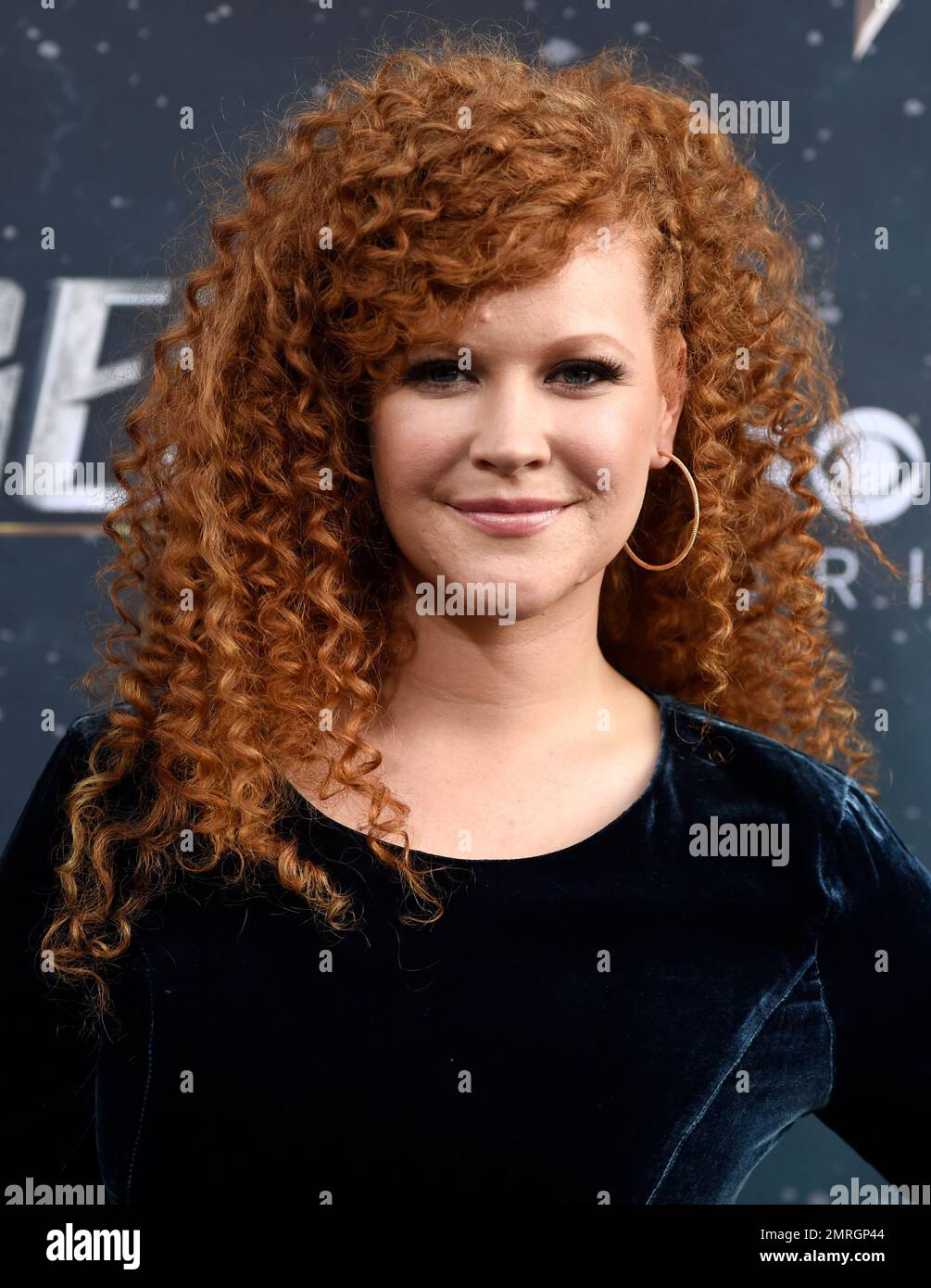 Cast member Mary Wiseman poses at the premiere of the new television ...