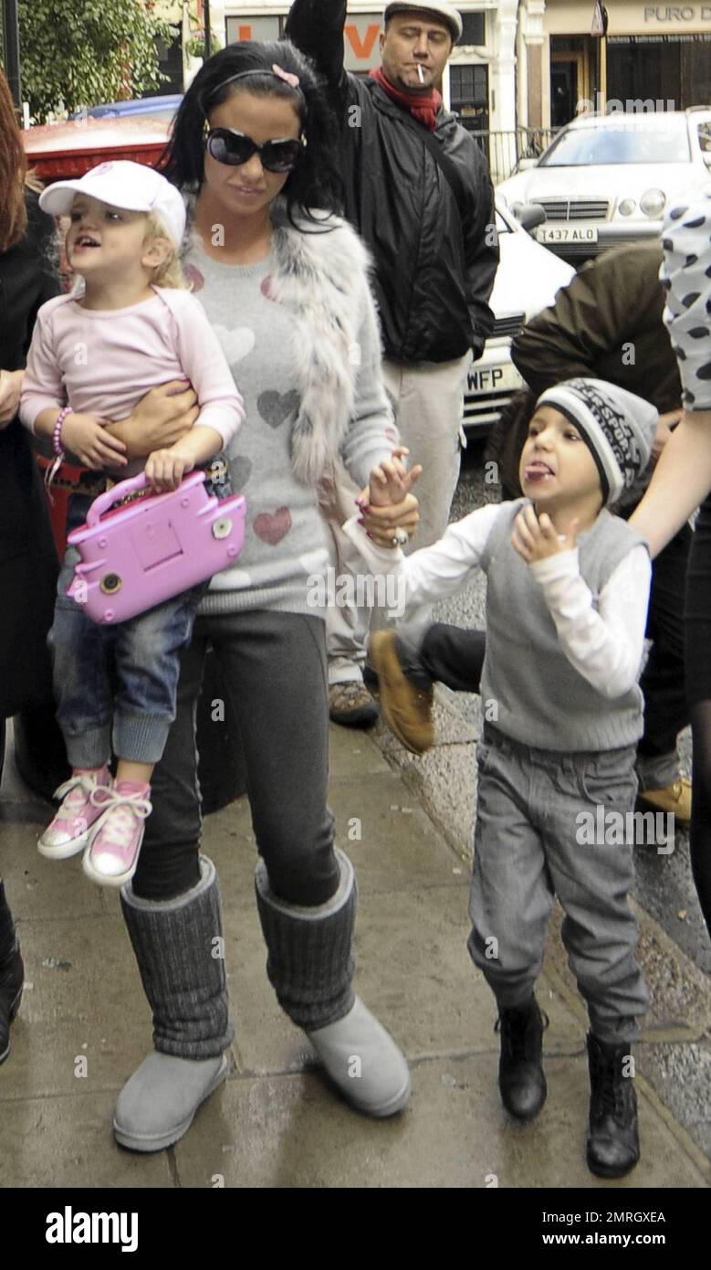 Katie Price (aka Jordan) arrives at BBC Radio 2 for a publicity ...