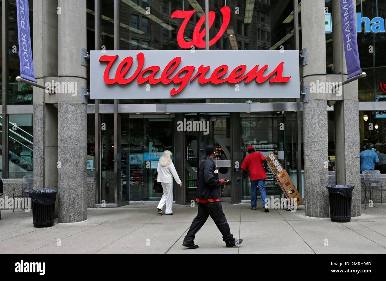 FILE - This June 4, 2014, file photo, shows a Walgreens retail store in ...