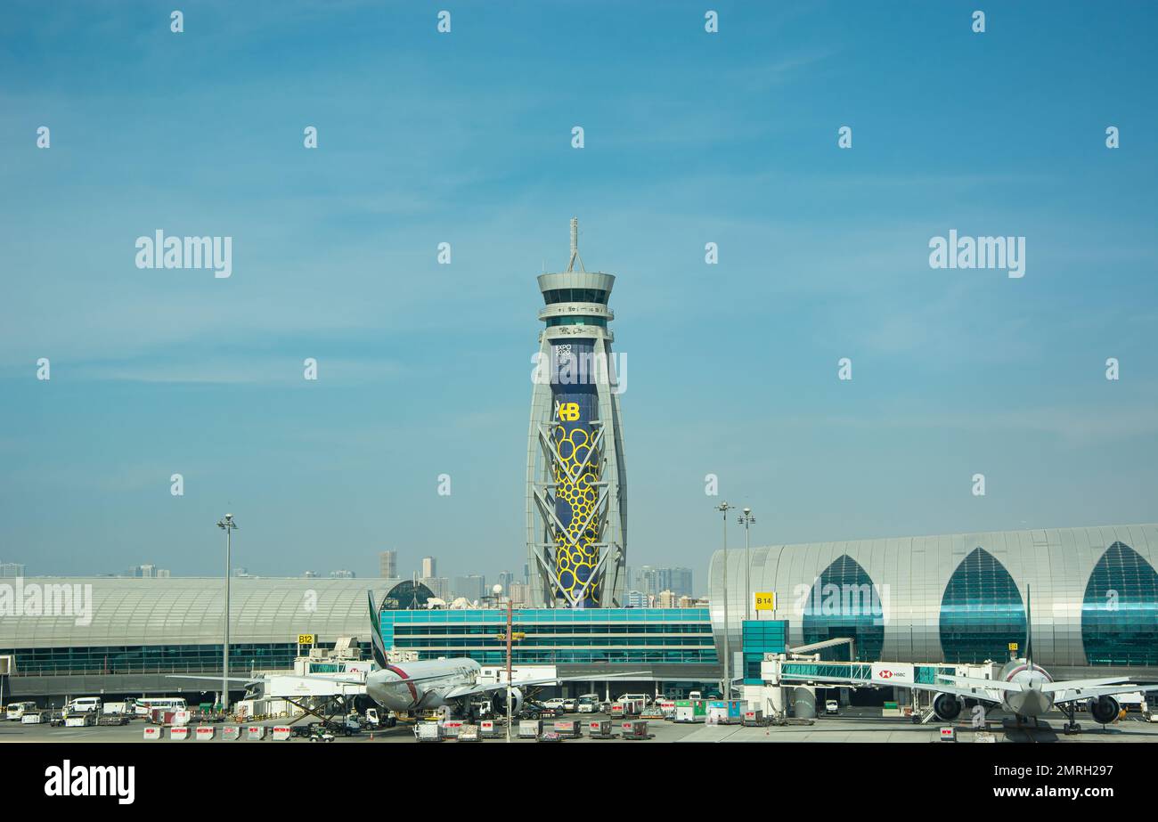 A beautiful view of the Dubai International Airport DXB Stock Photo - Alamy