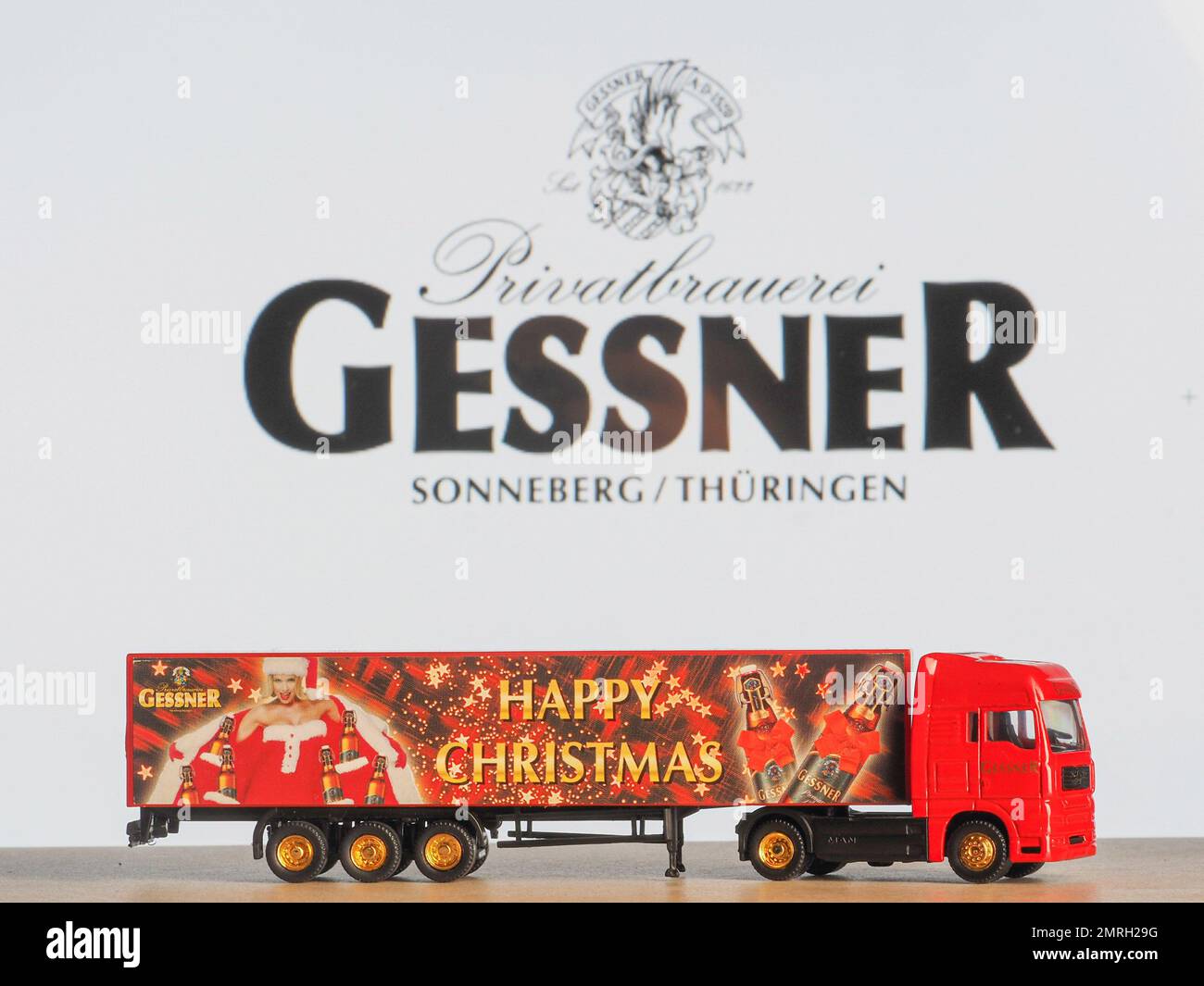 Germany. 01st Feb, 2023. In this photo illustration, a model of a ...