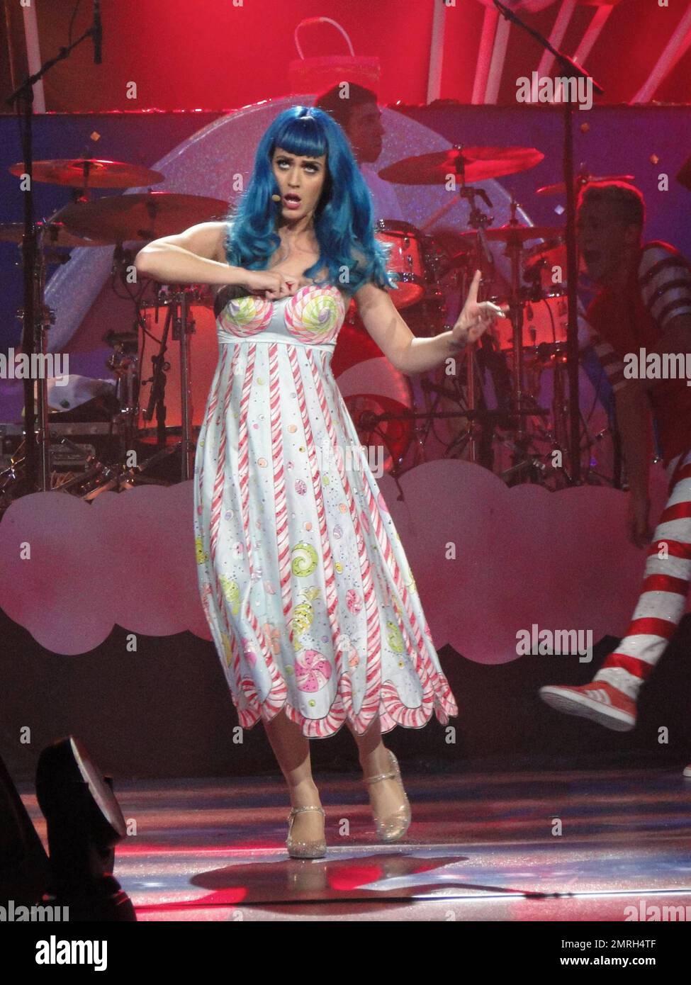 Katy Perry performs live during her 'California Dreams' 2011 World Tour ...