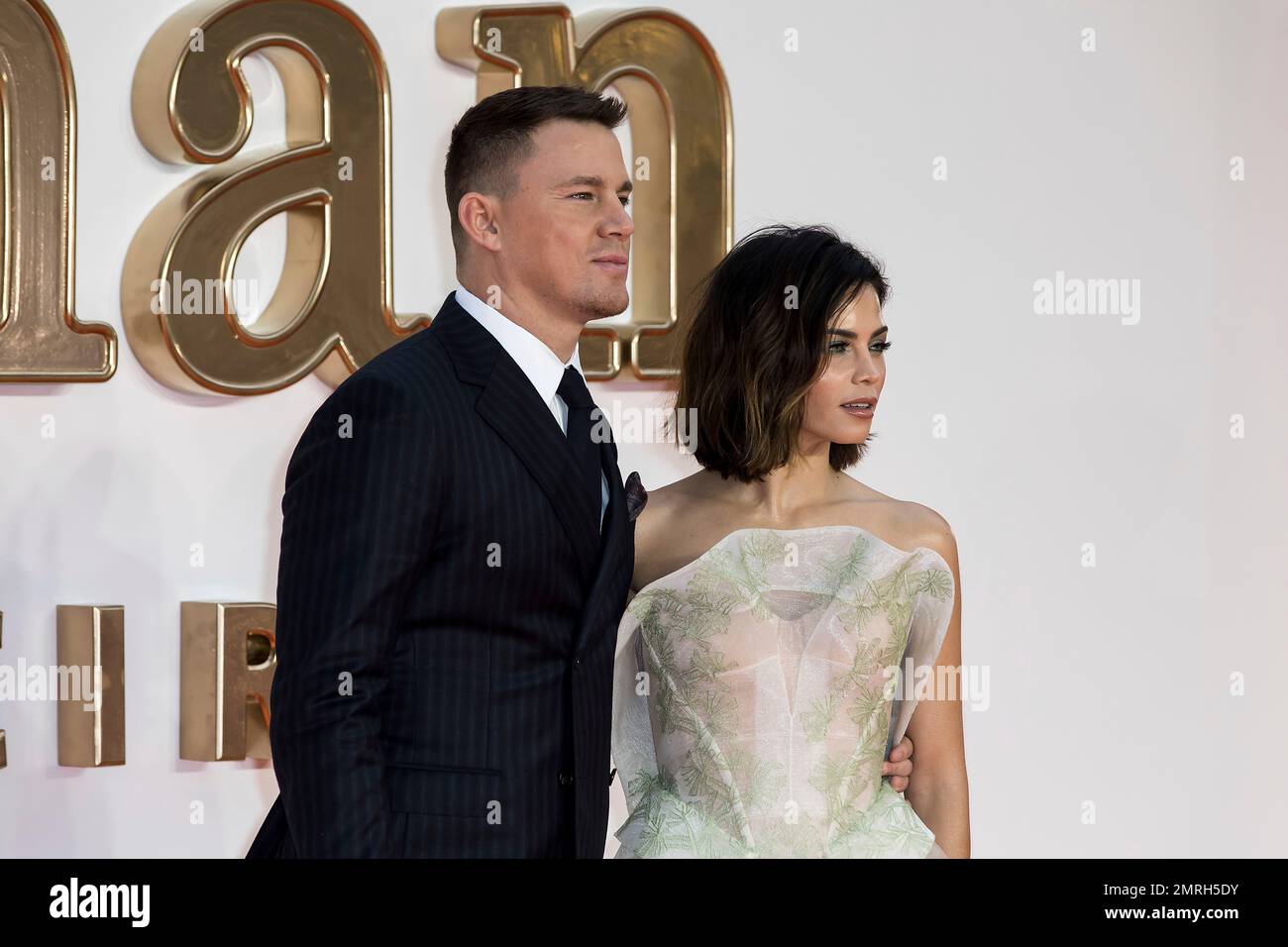 Actor Channing Tatum and Partner Jenna Dewan Tatum pose for ...