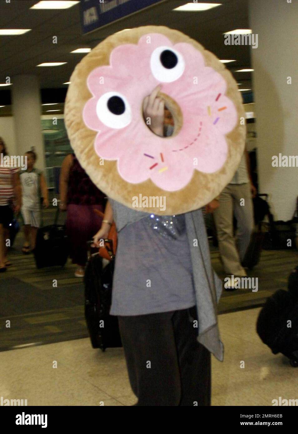 Always creative Katy Perry arrives at Miami International Airport and ...