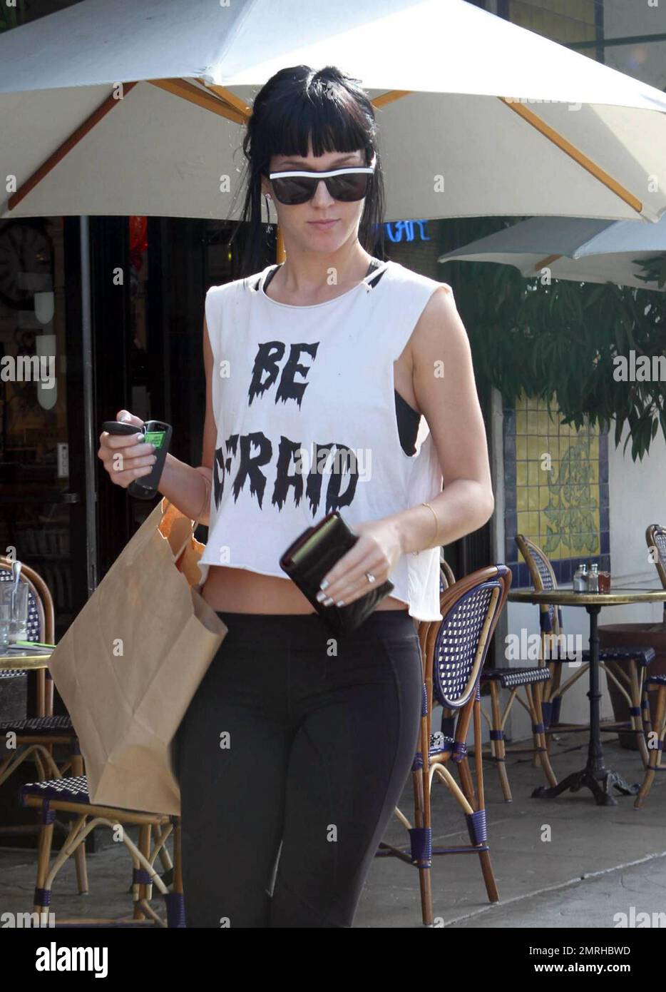 Katy Perry shops at a vintage store in Hollywood without her boyfriend ...