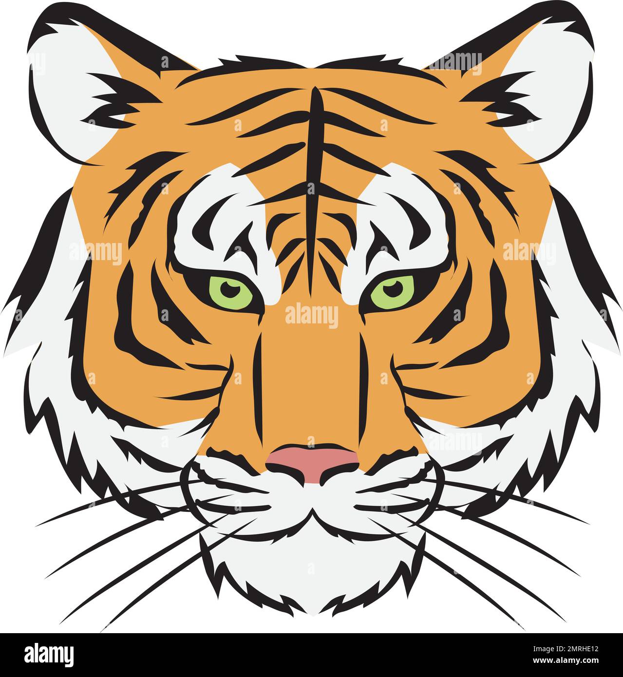 Face of one feline Stock Vector Images - Alamy