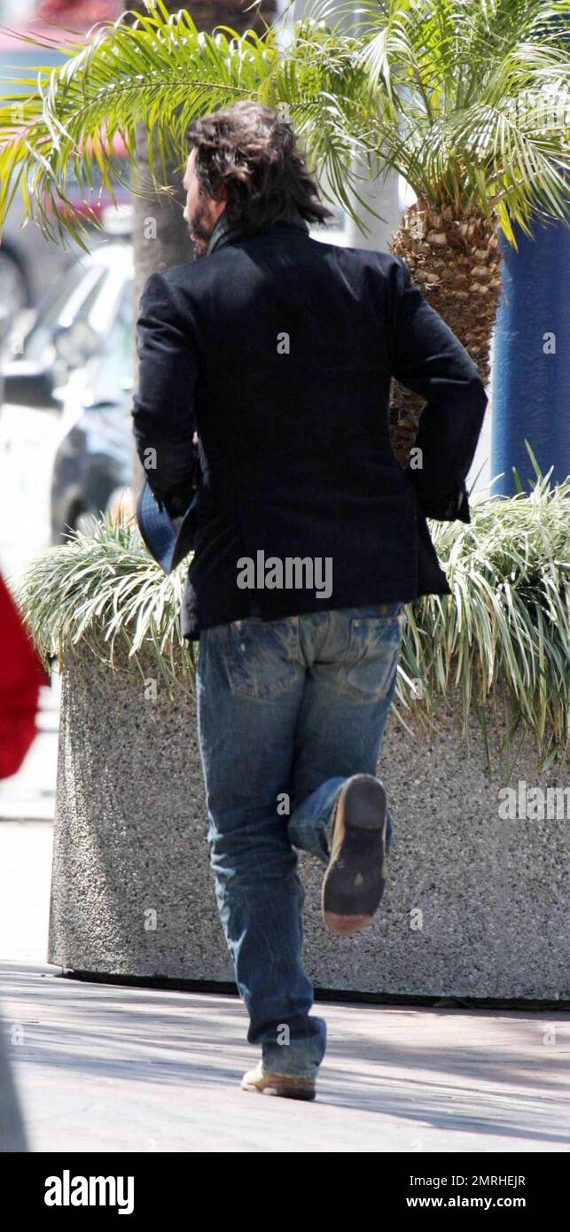 Exclusive!! A smiling Keanu Reeves and buddy Adrien Brody are seen out ...