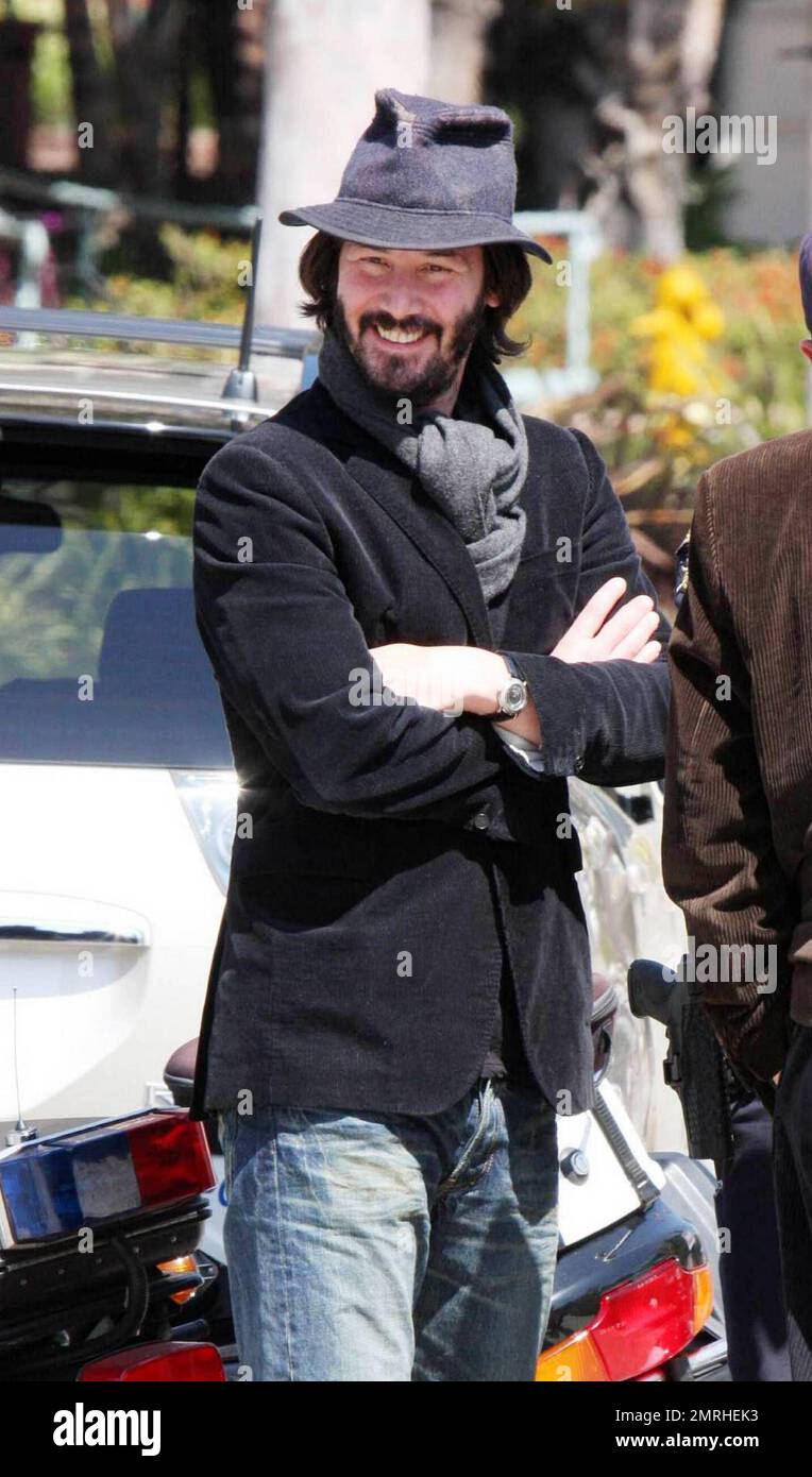 Exclusive!! A smiling Keanu Reeves and buddy Adrien Brody are seen out ...