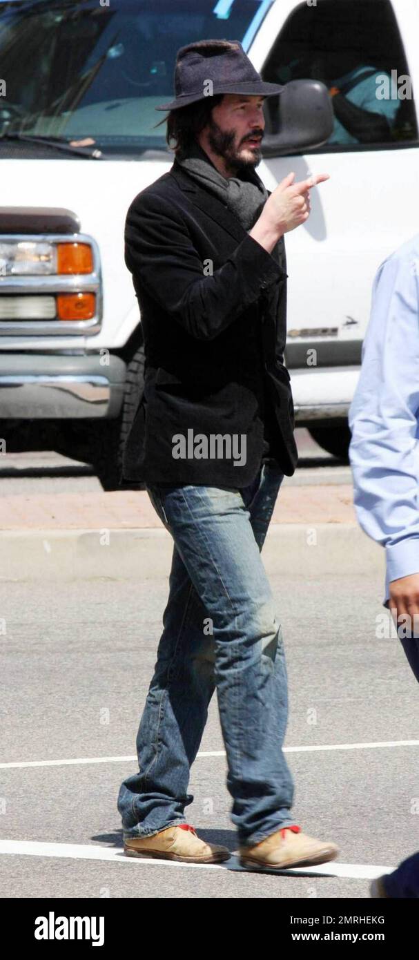 Exclusive!! A smiling Keanu Reeves and buddy Adrien Brody are seen out ...